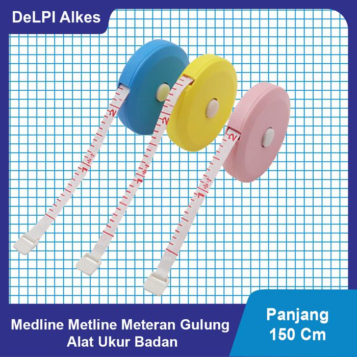 Jual Medline Metline Meteran Gulung Pengukur Badan 150 Cm - Kab. Jember ...