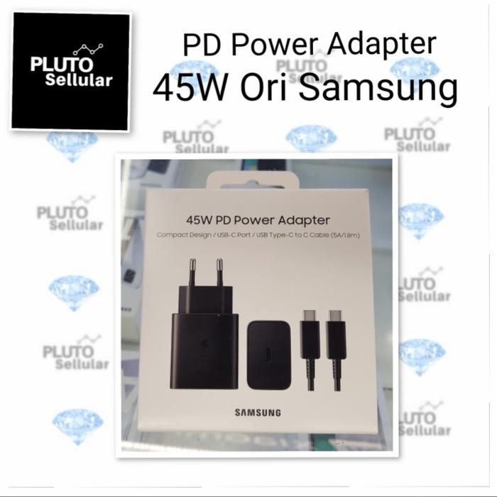 Jual Samsung 45w Pd Power Adapter Charger + Usb-c Cable Super Fast Charging Di Seller Sunshop ...
