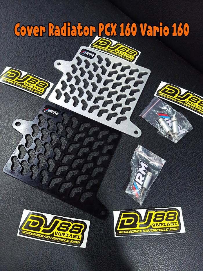 Jual Cover Radiator Vario 160 PCX 160 CNC tutup radiator ARM new PCX160 ...