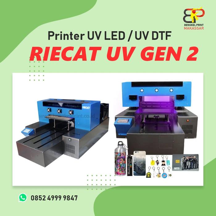 Jual Mesin Printer UV LED RIECAT UV DTF Gen 2 - Kota Makassar - Bengkel Print Makassar | Tokopedia