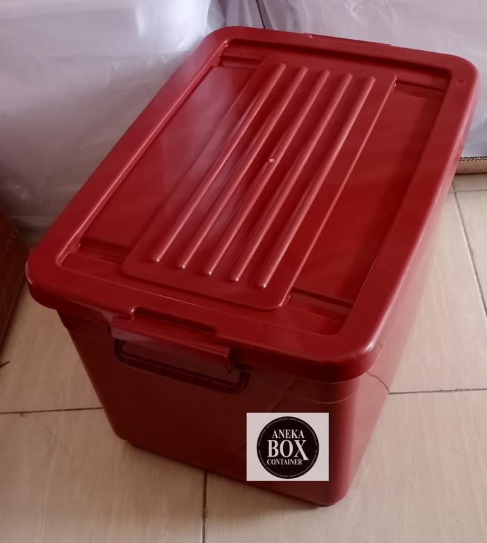 Jual BOX CONTAINER PLASTIK 50 LTR DENGAN RODA MERK CPM - BENICT di ...
