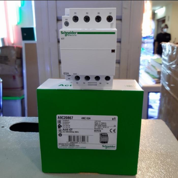 Jual CONTACTOR DIN (ICT-4 NC 63A 220/240VAC 50HZ)SCHNEIDER ORIGINAL ...