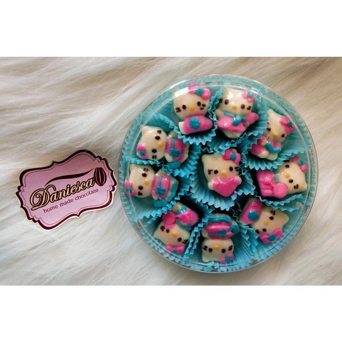 Jual Coklat karakter Hello kitty full body coklat bentuk kartun anak ...