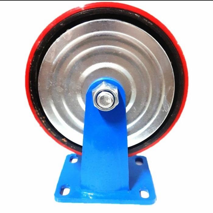 Jual Roda Pu Super Heavy Duty 10 inch TAIWAN Mati / Lurus - Jakarta ...