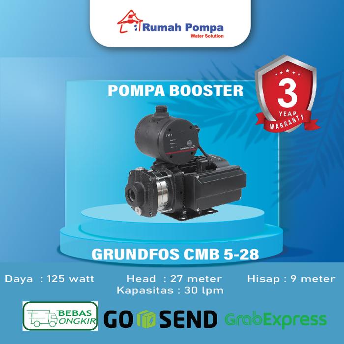 Promo Pompa Pendorong Booster Grundfos CMB 5-28 Cicil 0% 3x - Kota Bekasi - Rumah Pompa | Tokopedia