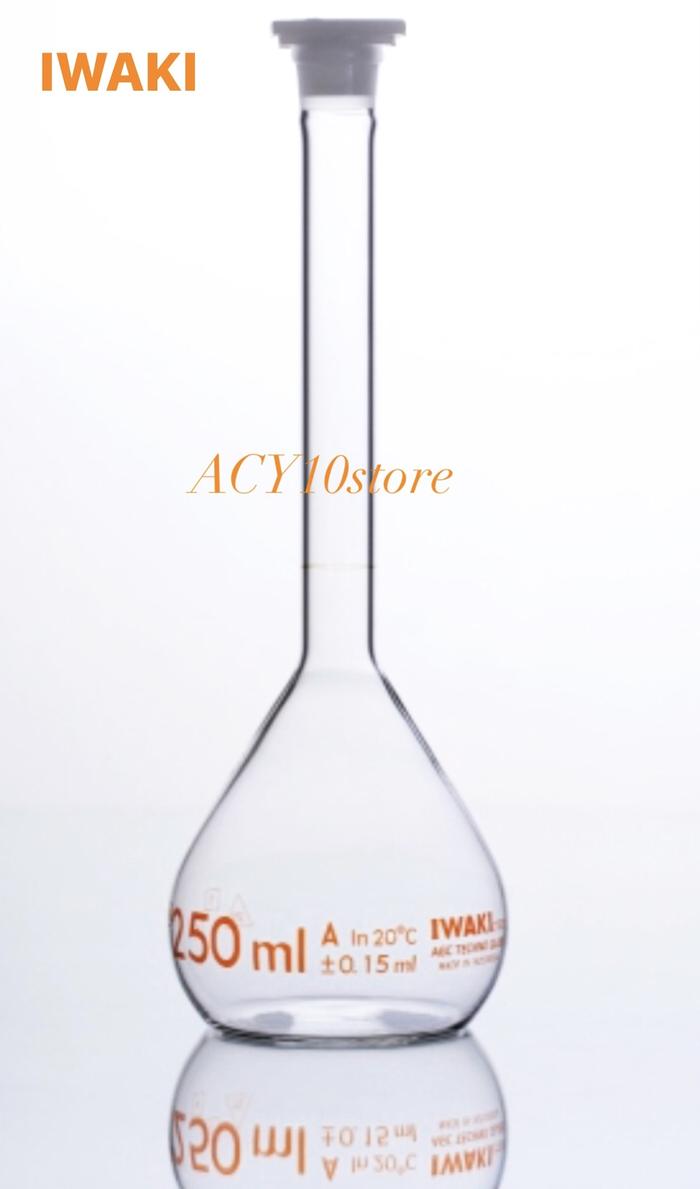 Jual IWAKI Volumetric Flask, Plastic Stopper 1000ml, 2000ml - 2000 ml - Jakarta Timur ...