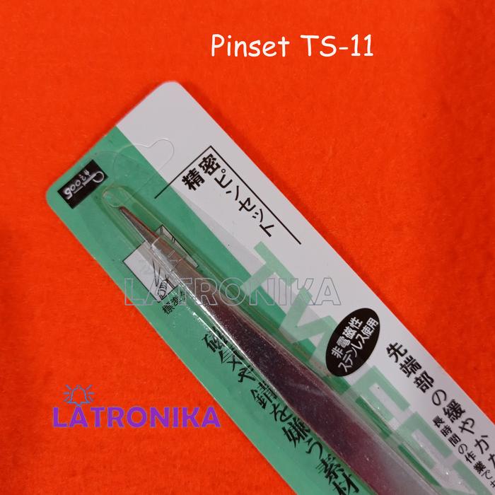 Jual Pinset Elektronik TS-11 Jepitan SMD Jepit Komponen Electronic TS11 ...