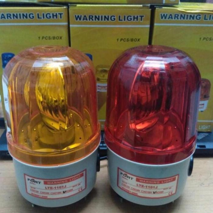 Jual WARNING LIGHT + BUZZER ALARM AC 220V, DC 12V, DC 24V - DC 12 ...