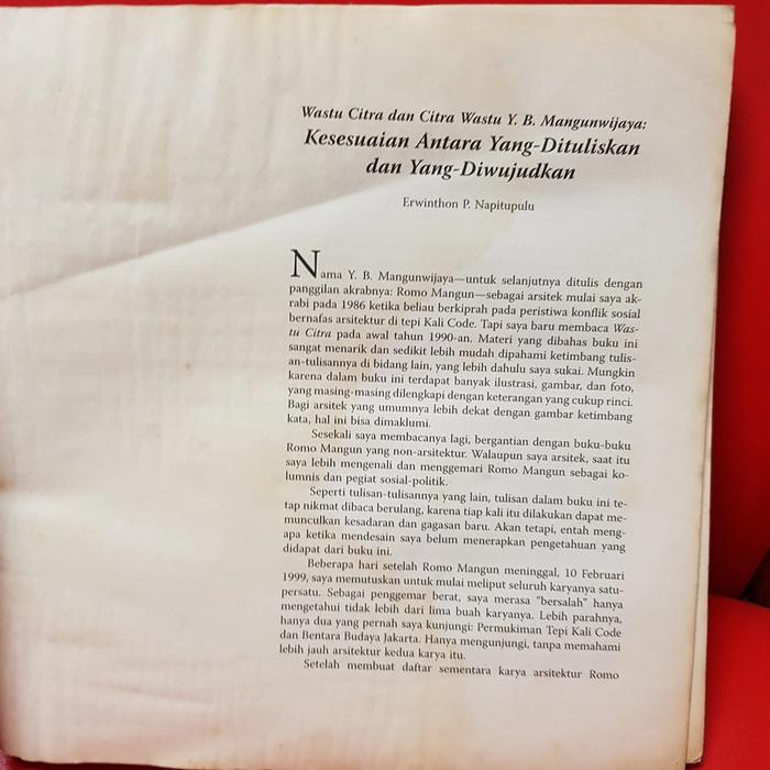 Jual Buku Wastu Citra:budaya,bentuk Arsitektur, Filsafat: Y.b ...
