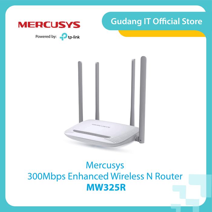 Jual Mercusys 300Mbps Enhanced Wireless N Router MW325R - Jakarta Timur ...