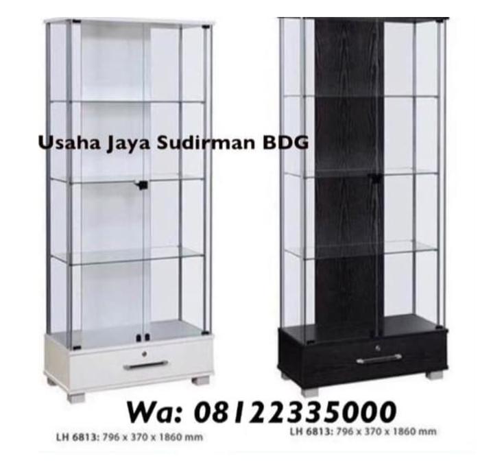 Jual Lemari pajangan rak pajangan kaca GRAVER LH6813 VITRINE SERIES ...