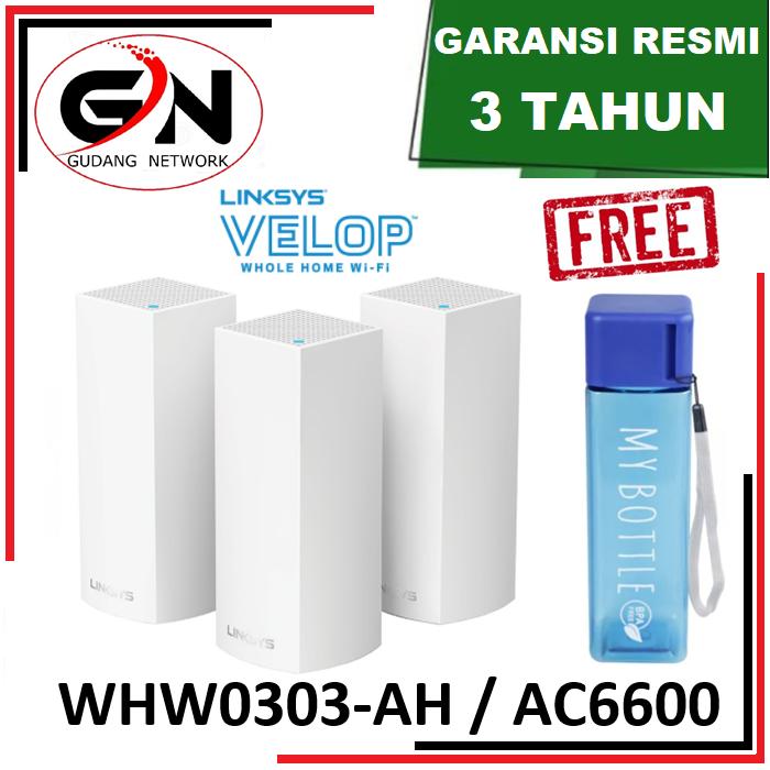 Jual Linksys VELOP WHW0303-AH AC6600 Home Mesh WiFi 3 Pack / VELOP WHW0303 - Jakarta Pusat ...