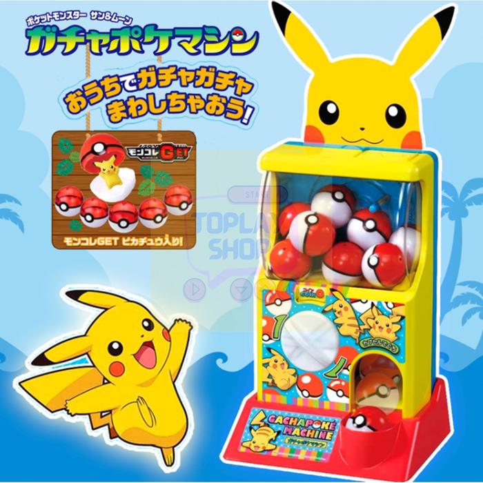 Jual Official Takara Tommy x Pokemon Pikachu Mini Capsule Game Machine ...