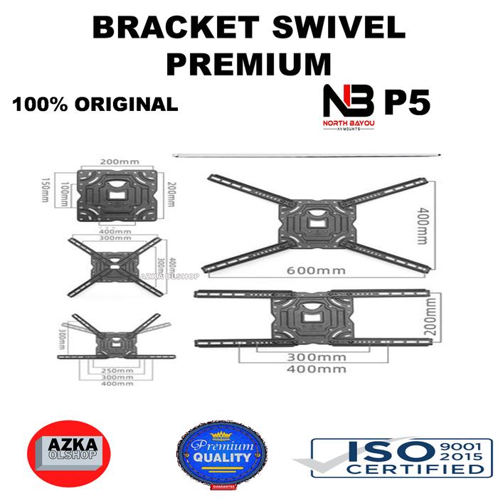 Jual North Bayou Nb P5 Bracket Braket Tv Led 43 50 55 65 70 Inch Di ...