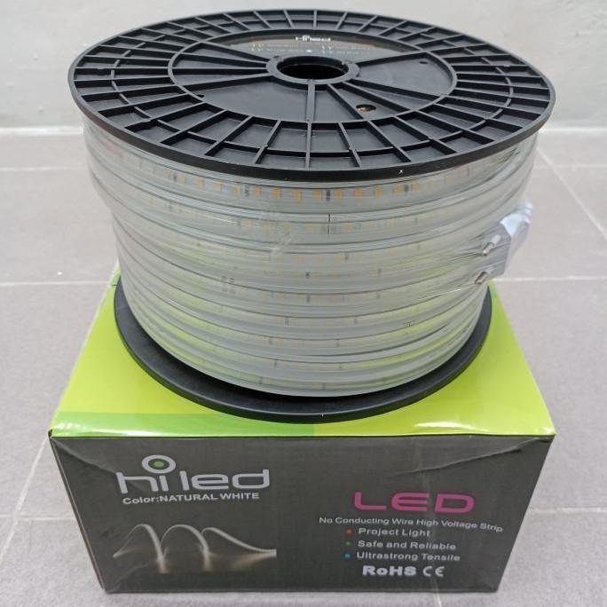 Jual Lampu LED Strip Hiled Hi Led Selang SMD AC 220V 1 Roll (50m) 50 ...