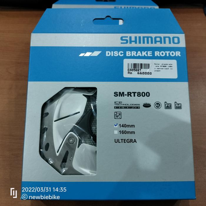 Jual Rotor Disc Brake Shimano Ultegra SM RT800 140 mm Center Lock Japan ...