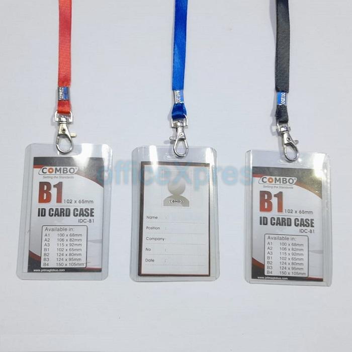Jual Card Holder / Name Tag Colour / Kartu Casing ID Card / Tanda ...