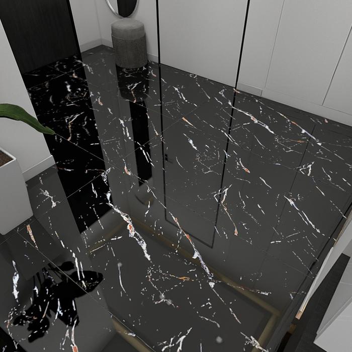 Jual Granit 60x120 Hitam Corak Emas Glazed Glossy Kw1 Hitam Corak Putih ...