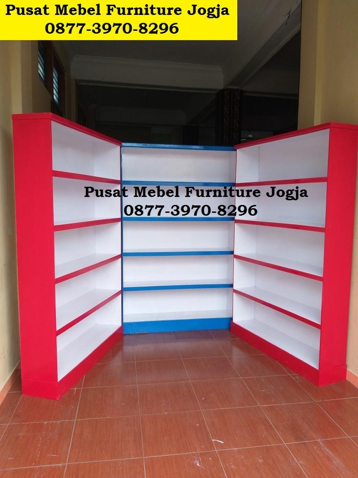 Jual Almari Lemari Rak Display Etalase Barang Toko Tingkat Susun Warna ...