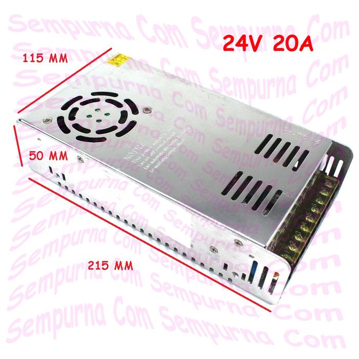 Jual Power Supply DC 24V 5A 10A 20A 30A 40A - 24V5A - Kota Medan ...