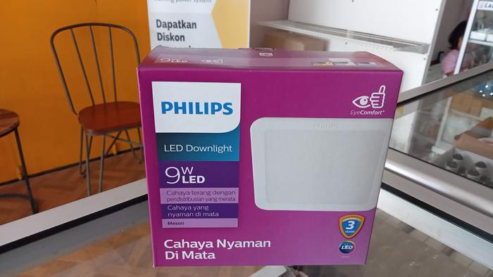 Jual Lampu LED Downlight Messon Kotak Phillips 9W warna kuning - Kota ...