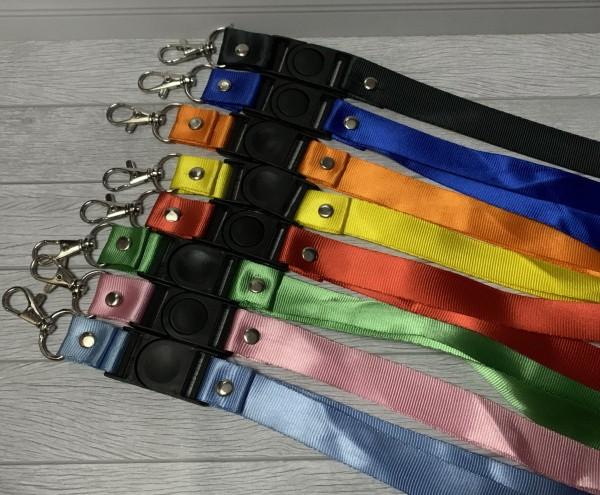 Jual Tali ID Card Tali Gantungan Lanyard polos 2cm Stopper - Kuning ...