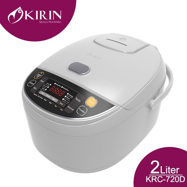 Promo Rice Cooker Digital Kirin 2 Liter KRC-720D / Penanak Nasi / Stainless Cicil 0% 3x ...