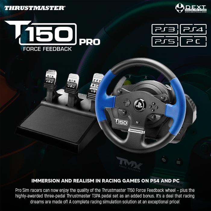 Jual Thrustmaster T150 RS Pro Force Feedback Racing Wheel - Kota ...