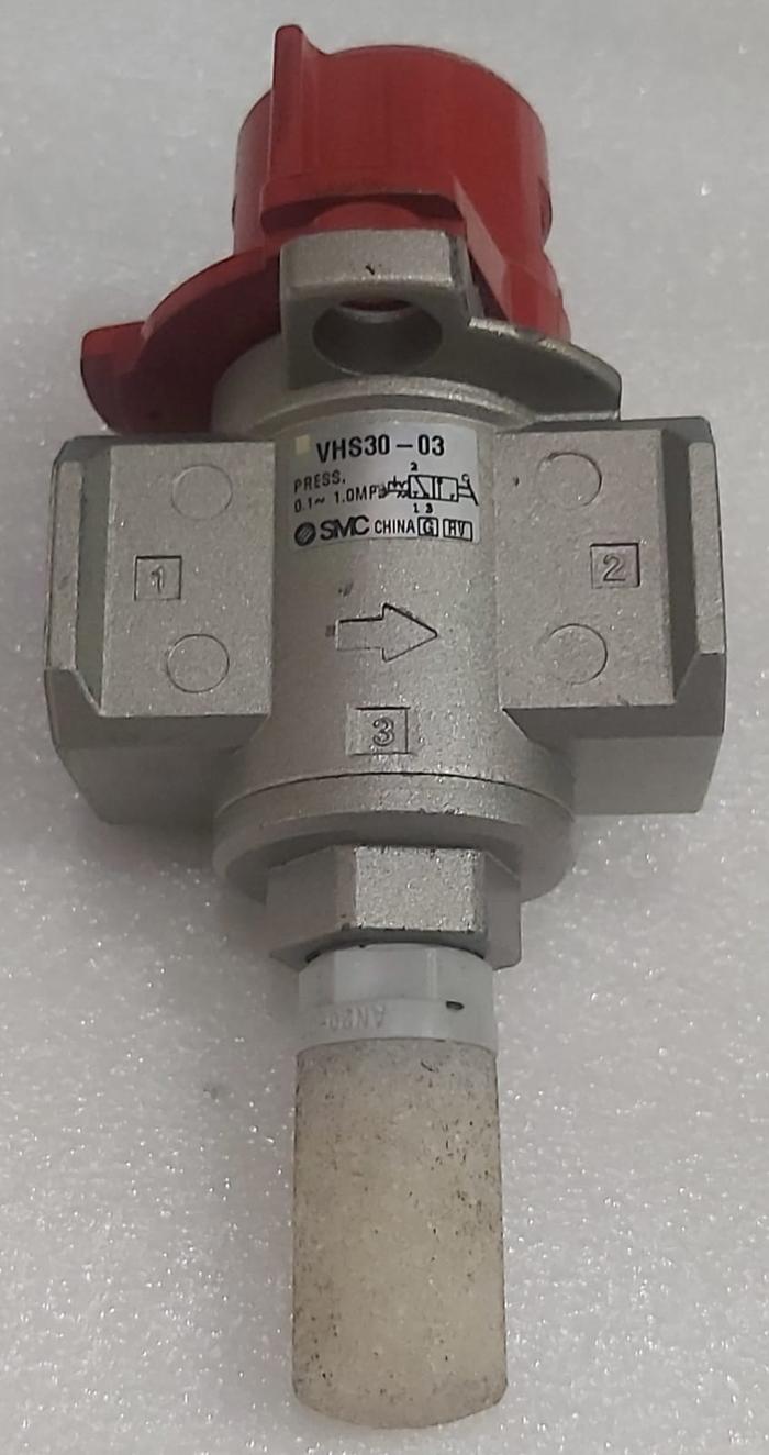 Jual Hand valve pneumatic VHS30-03 3 port lock out SMC - Kab. Bandung ...