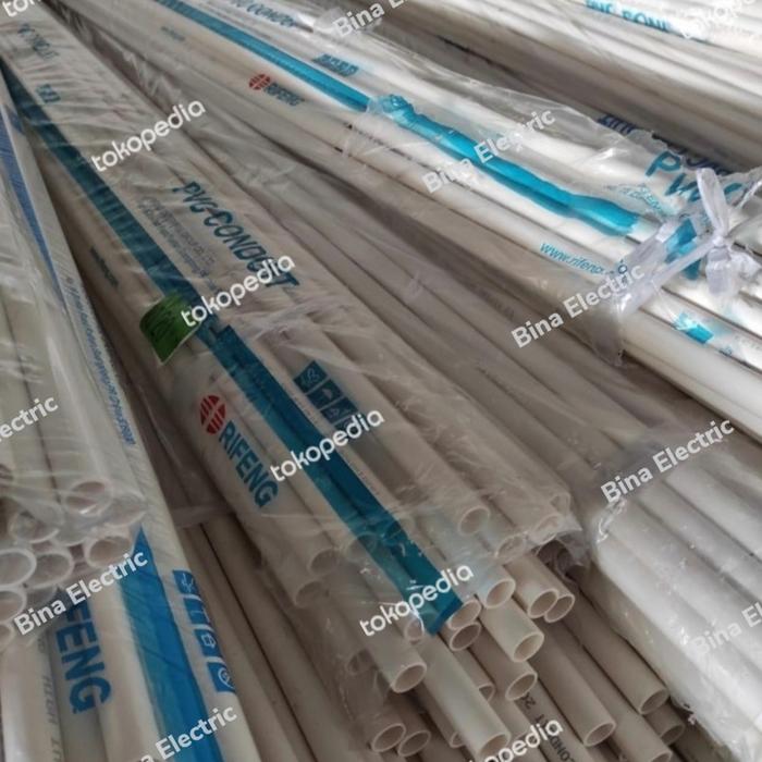 Jual Pipa Listrik Rifeng 20mm / Pipa Conduit PVC Rifeng 20 mm Pipa ...