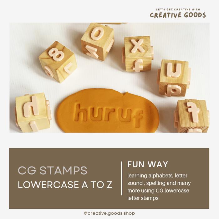Jual Cg Dough Stamp Letter & Number / Cap Playdough Huruh Dan Angka Di ...