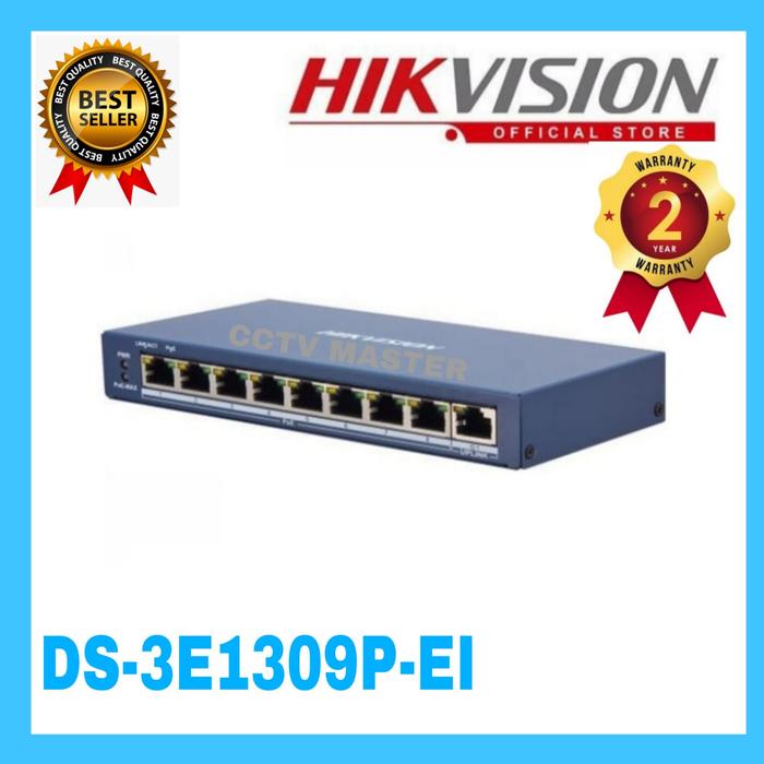 Jual POE SWITCH HIKVISION DS-3E1309P-EI 8 PORT FAST ETHERNET SMART - Jakarta Barat - CCTV MASTER ...