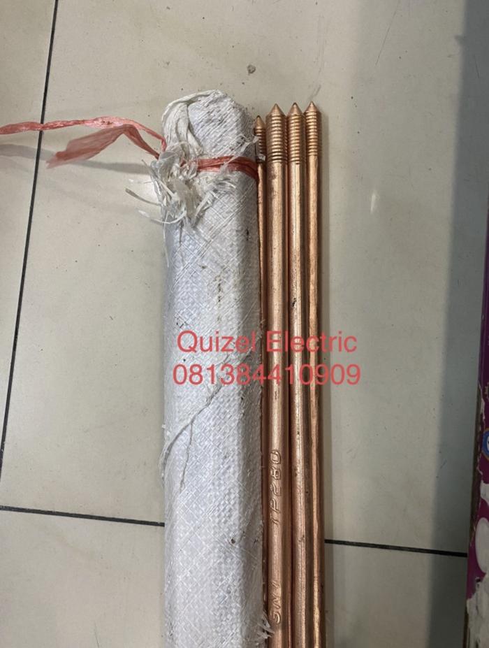 Jual Grounding Rod / Stik Rod Besi Sepuhan Tembaga 1.5meter - Jakarta ...