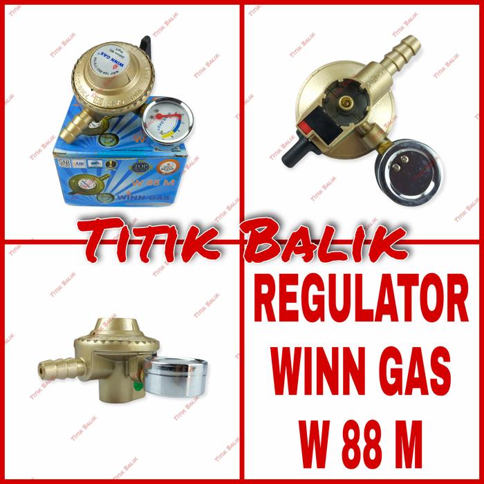 Jual Regulator Winn Gas W 88 M - Regulator Kompor Gas W88M - Meteran W ...