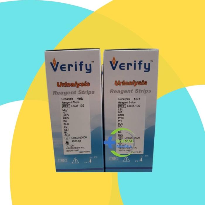 Jual Verify 10 Parameter Urinalysis Reagent Strip Tes Urine - Jakarta ... Jual Verify 10 Parameter Urinalysis Reagent Strip Tes Urine - Jakarta ...