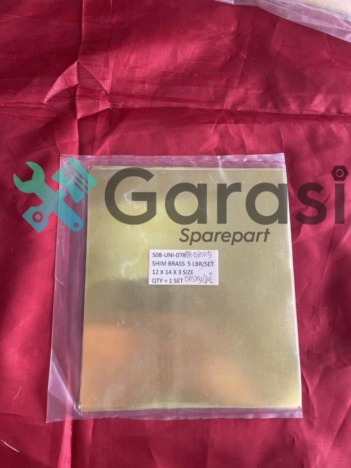 Jual Shim Brass / Kuningan 12x14x3 Latoon Cooper 1 SET ISI 5 - Kota ...