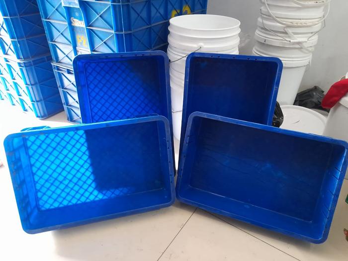 Jual Bak Kotak / Box Plastik Bekas Kualitas Baru Ukuran 50cm x 33cm x ...