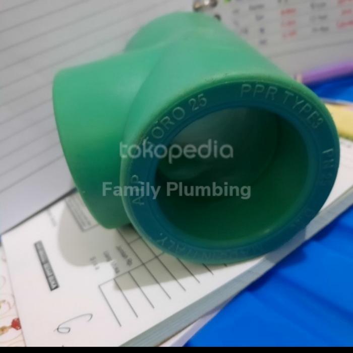 Jual EQUAL TEE T ( TEN ) PPR HIJAU 63 63mm 2" INCH TORO ATP MADE IN ...