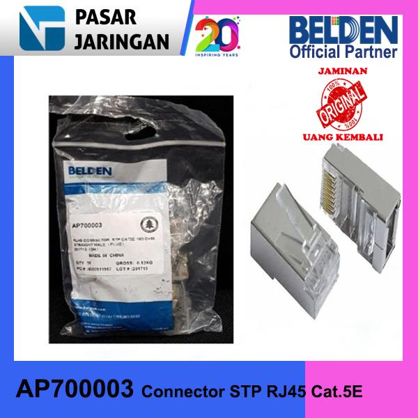Jual AP700003 BELDEN Konektor / Connector STP RJ45 CAT. 5e isi 50 ...