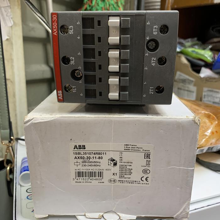 Jual Kontaktor ABB AX50-30 110V volt 100A - Jakarta Pusat - Kenz ...