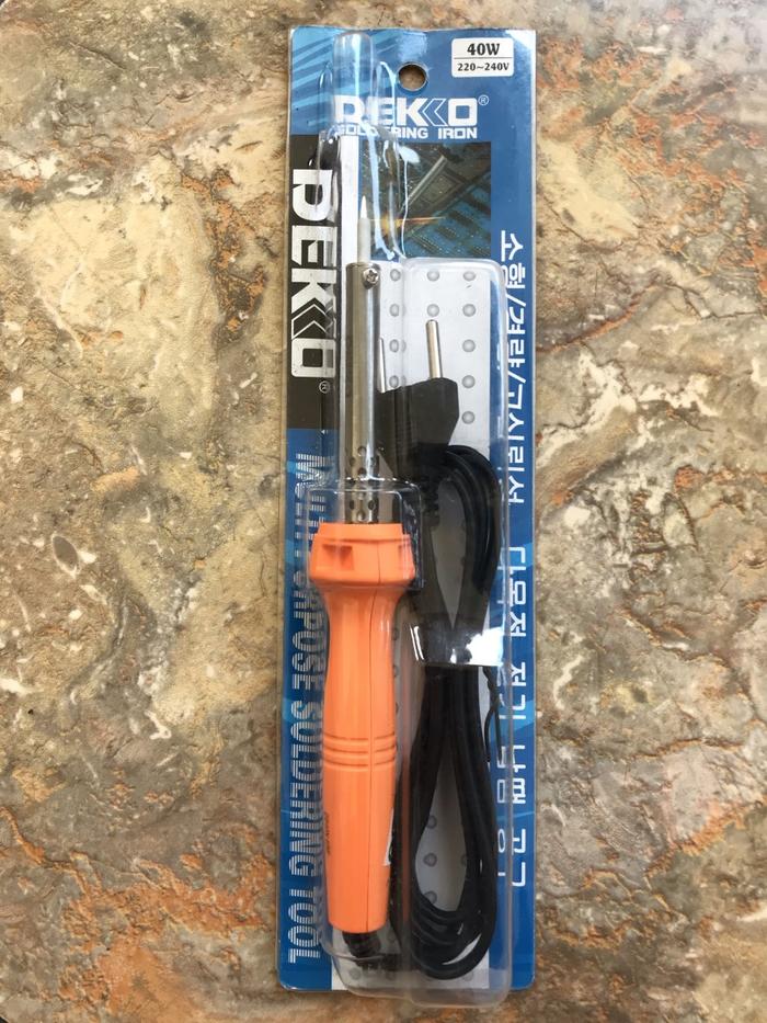 Jual solder deco dekko deko 40w solder DS40N solder 220v korea punya ...