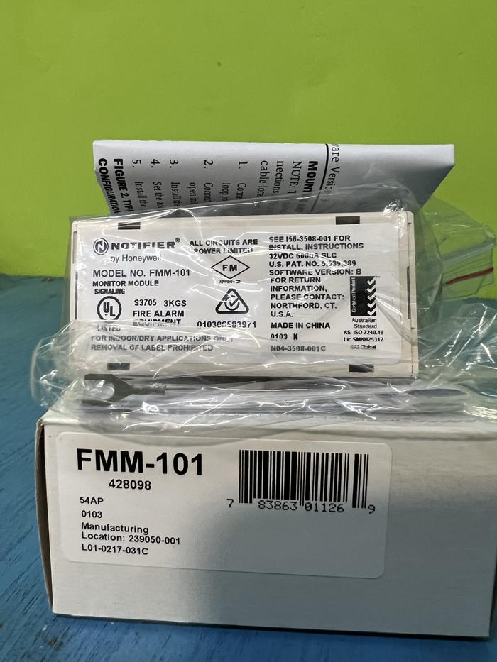 Jual Mini Monitor Module Notifier FMM-101 FMM101 Notifier Original ...