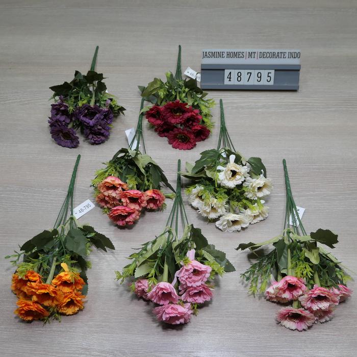 Jual Bunga Gerbera Daisy Chrysan 6Kuntum 48795 - C2 Merah - Kota ...