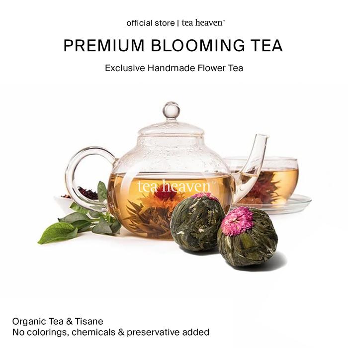 Promo Blooming Flower Tea Ball Teh Bunga Mekar Chinese Tea Souvenir ...