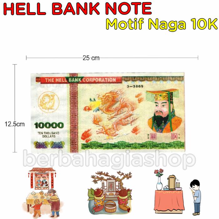 Promo Uang Kertas Duit Untuk Sembahyang Leluhur Cengbeng Cepi Ukuran ...