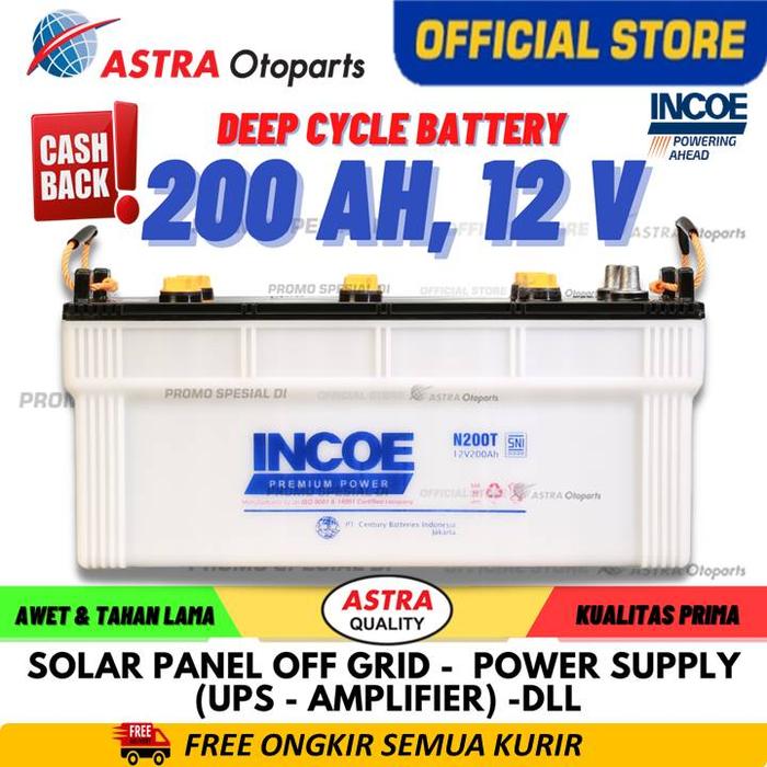 Promo Baterai / Aki INCOE PREMIUM 200 Ah - 12 Volt, Deep Cycle Battery ...