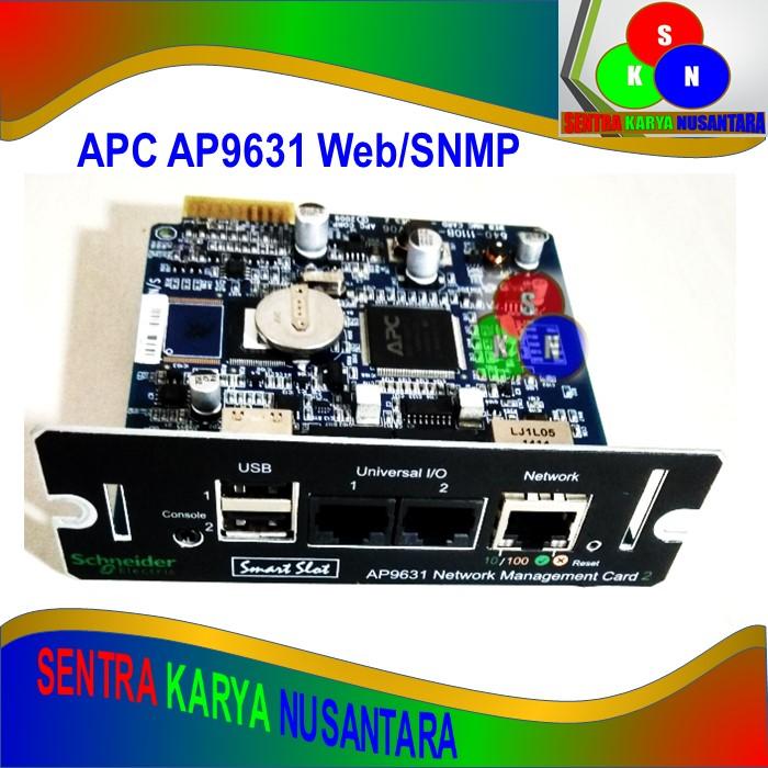 Jual SNMP UPS APC AP9631 Network Management Card Web SNMP UPS Online ...