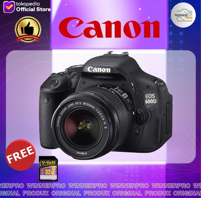 Promo Canon EOS 600d kit 18-55 is II Cicil 0% 3x - Jakarta Utara ...