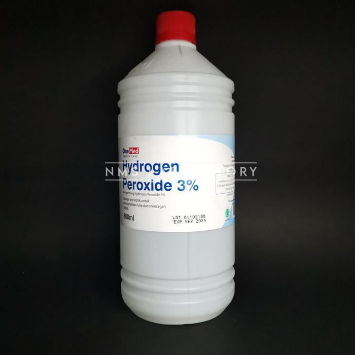 Jual Hydrogen Peroxide Hidrogen Peroksida 3% Onemed 800 ml - Kota ...