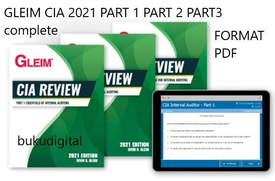 Jual Gleim Cia 2021 Review Part 1 Part 2 Part 3 Complete Bonus Qbank ...